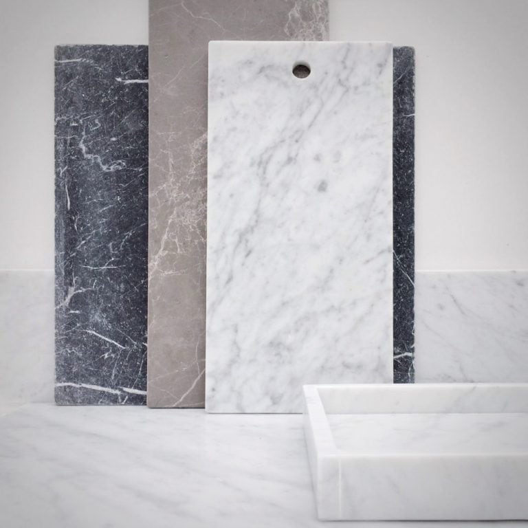 Snij- serveerplank - Lijns Marmer